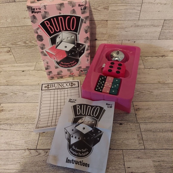 Cardinal | Games | Bunco Game Cardinal Games Deluxe Bunco Game In Pink ...